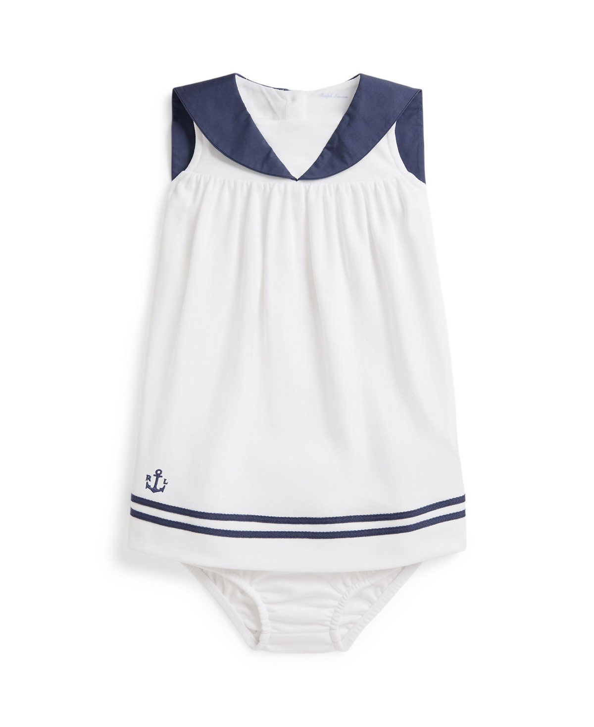 Click here for Polo Ralph Lauren Baby Girls Interlock Sailor Dres... prices