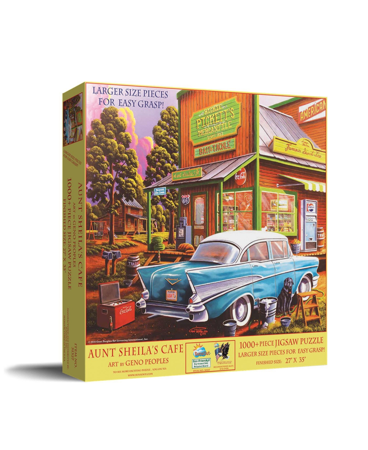 Click here for SunsOut Aunt Sheilas Cafe 1000 piece Jigsaw Puzzle... prices