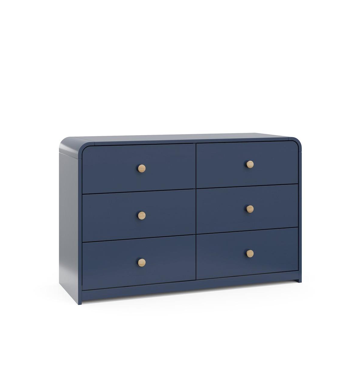 Click here for Storkcraft Santos 6 Drawer Dresser - Midnight Blue prices