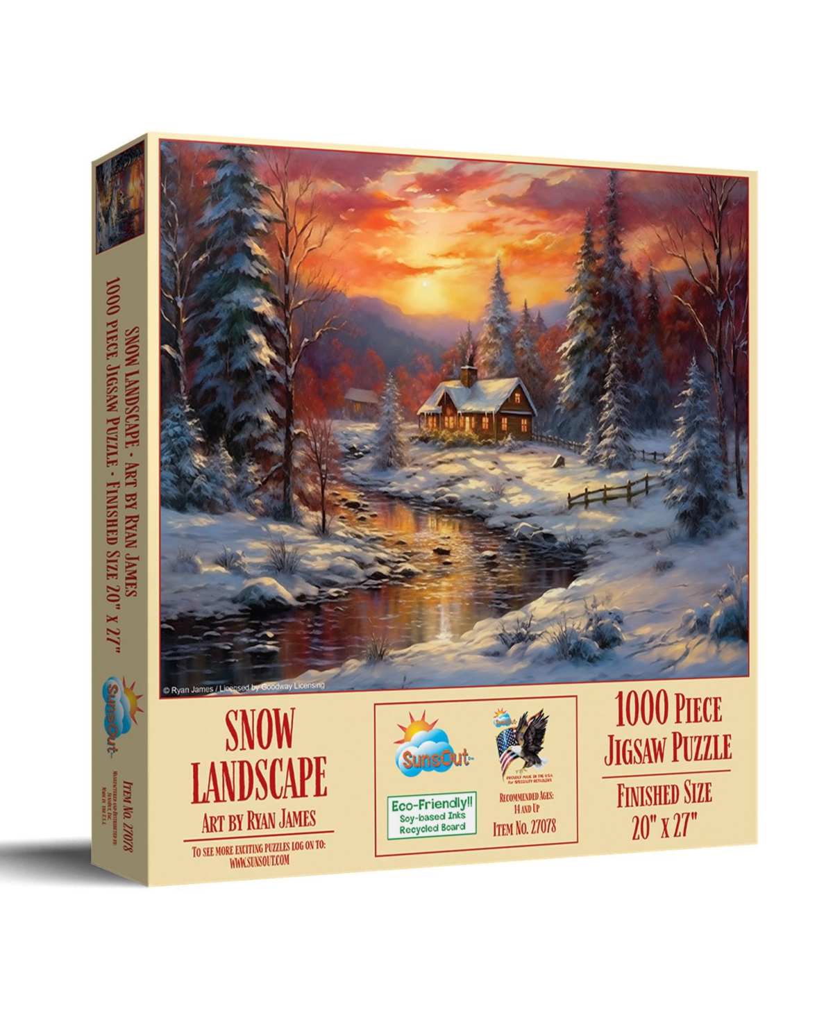 Click here for SunsOut Snow Landscape 1000 piece Jigsaw Puzzle fo... prices