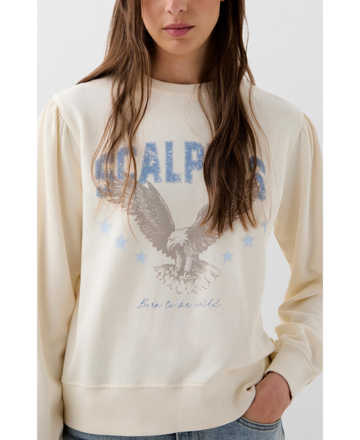 Click here for Scalpers Womens Sceagle Sweater - Ecru prices