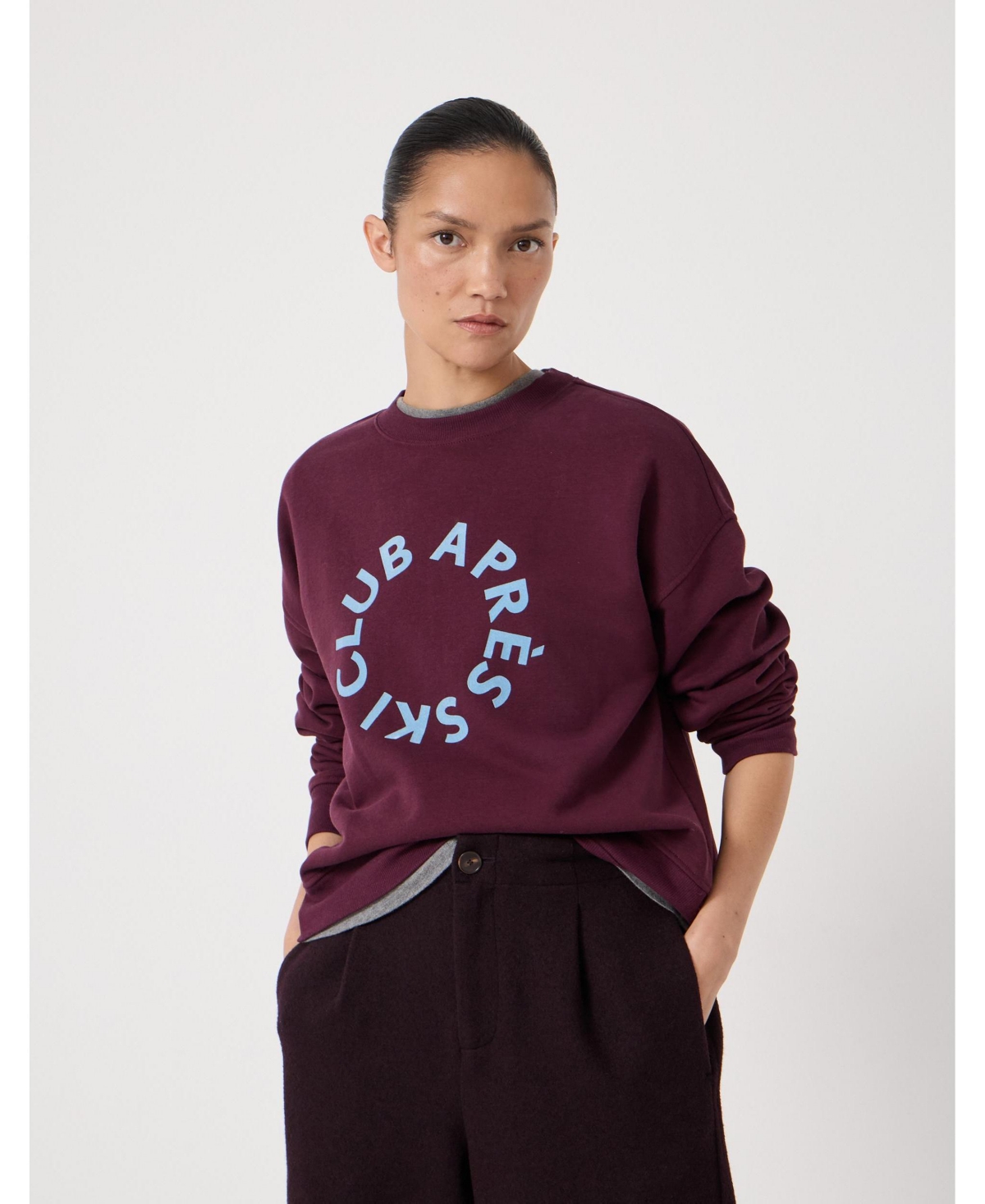 Click here for Hush Womens Apres Ski Club Graphic Sweatshirt - Da... prices