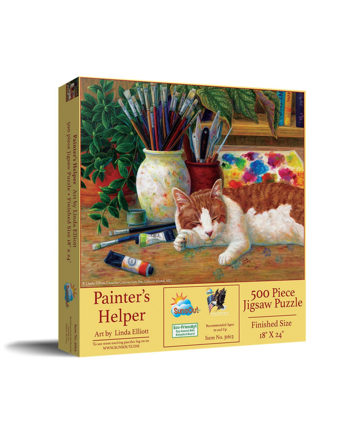 Click here for SunsOut Painters Helper 500 piece Jigsaw Puzzle fo... prices