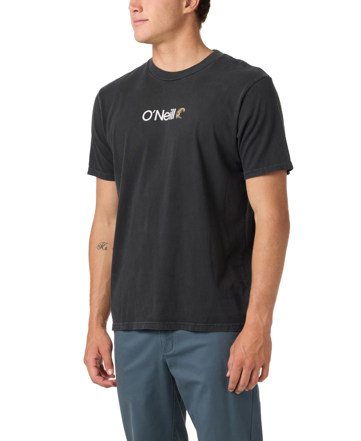 Click here for ONeill Mens Verbage Crewneck T-Shirt - Phantom prices