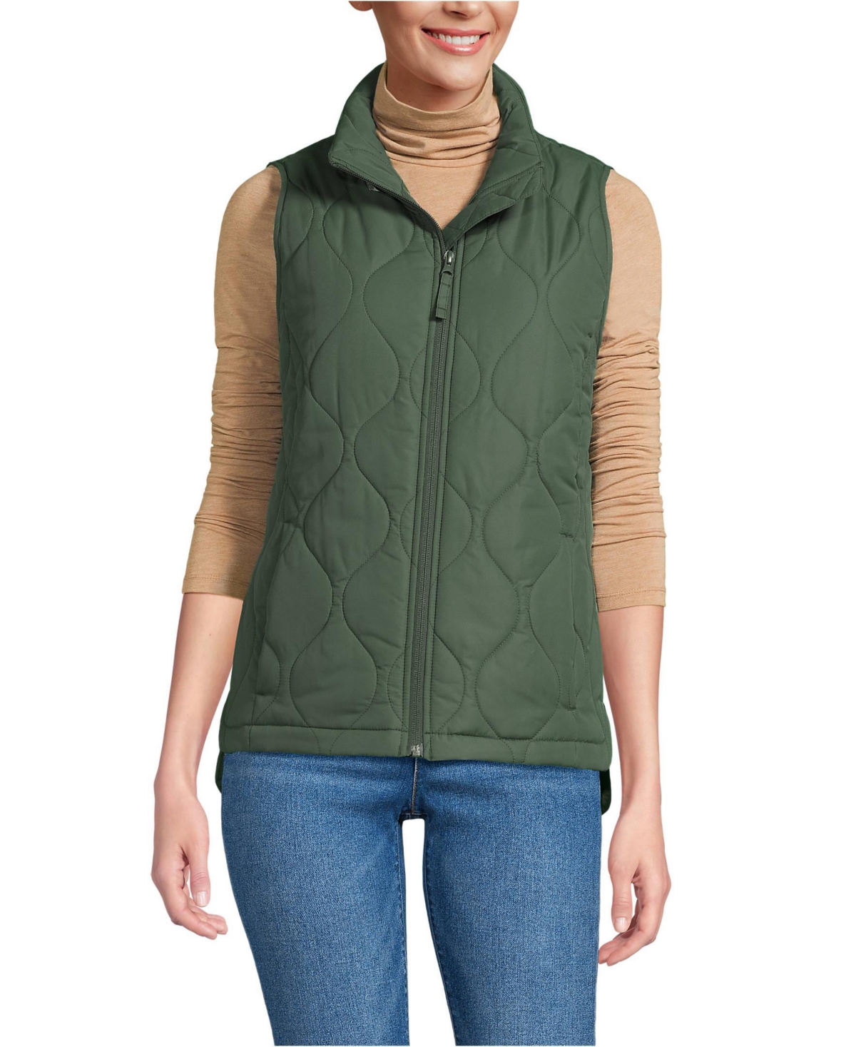 Click here for Lands End Womens FeatherFree Onion Quilted Insulat... prices