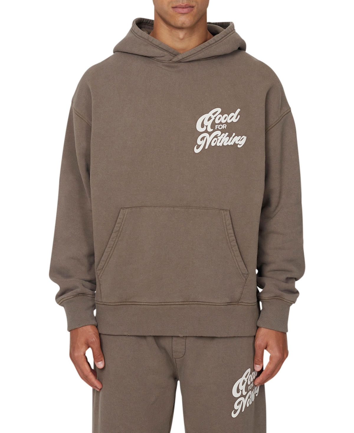 Click here for Good For Nothing Womens Funk Relaxed Hoodie - Brow... prices