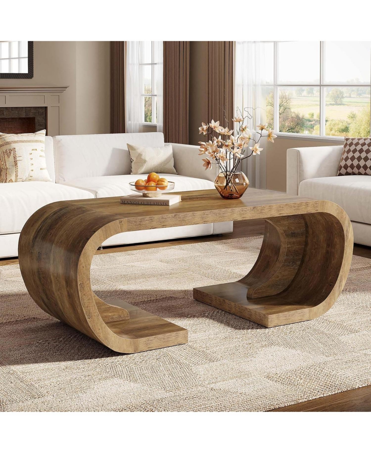 Click here for Tribesigns Farmhouse Coffee Table  47 Heavy Duty C... prices