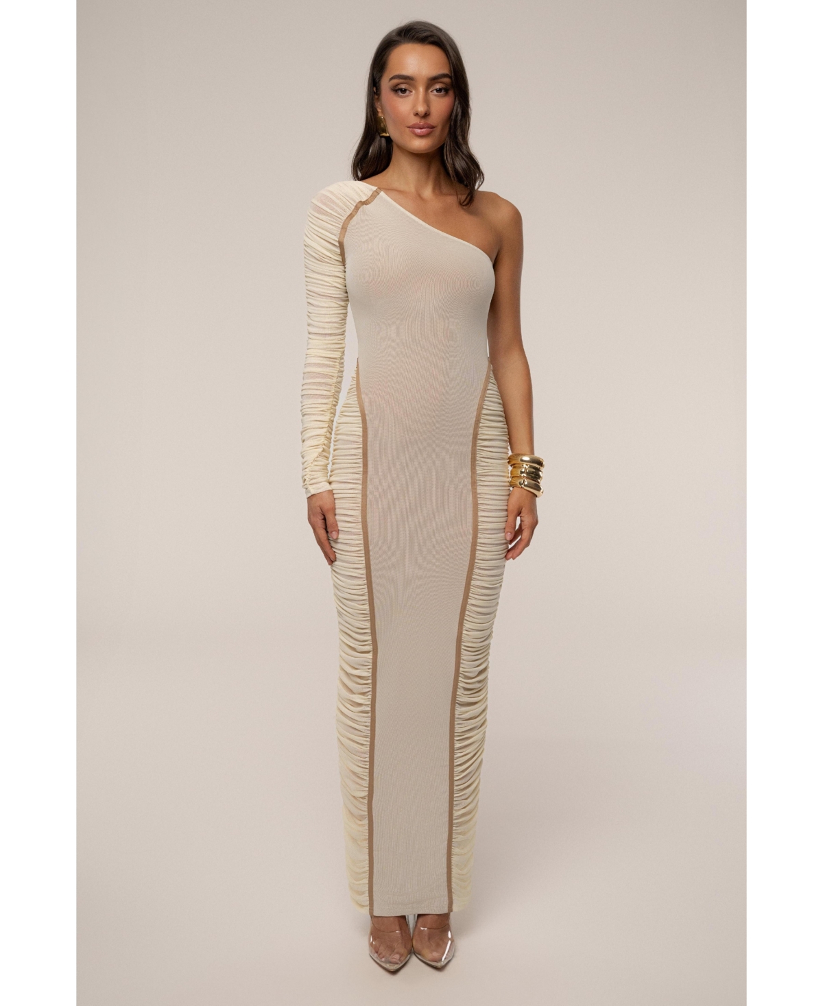 Click here for Jluxlabel Womens Rachel Maxi Dress - Ivory prices