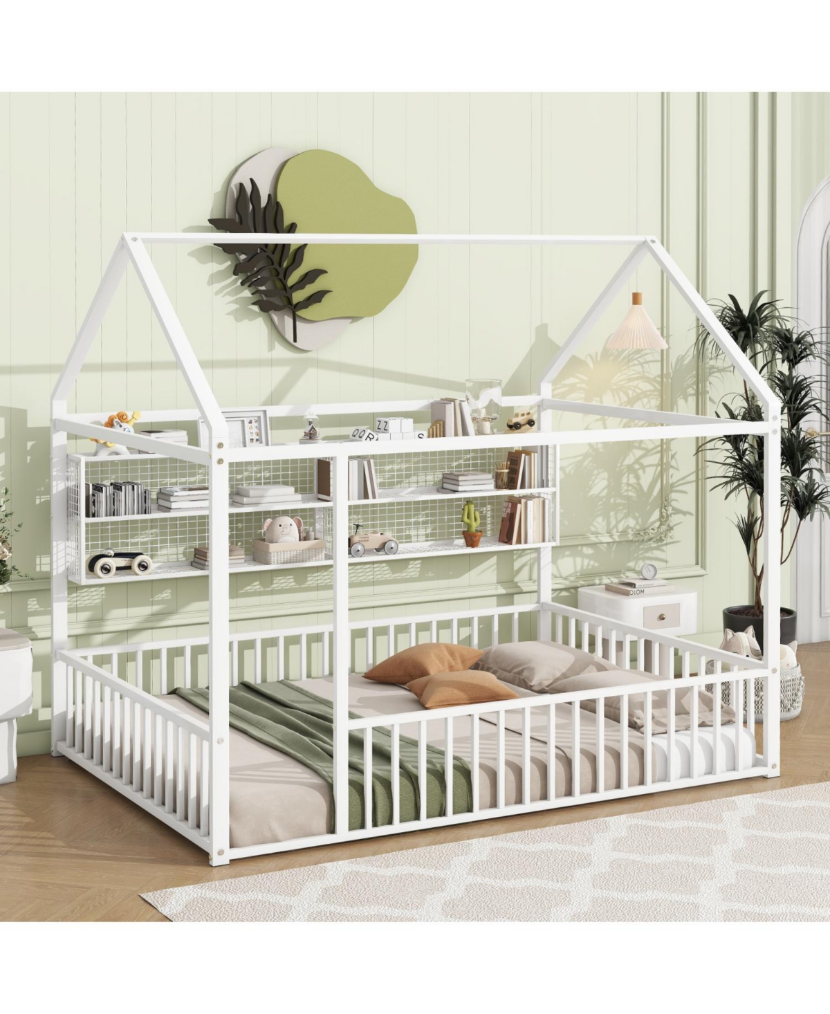 Click here for Streamdale Furniture Full Size Metal Bed House Bed... prices