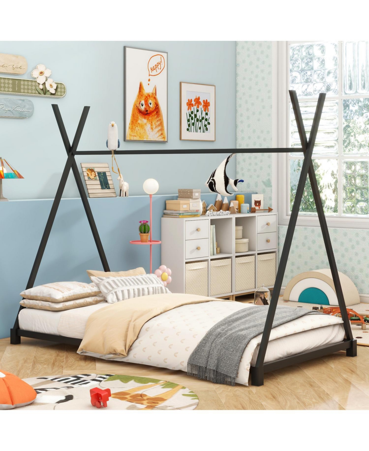 Click here for Streamdale Furniture Metal Twin Size House Platfor... prices