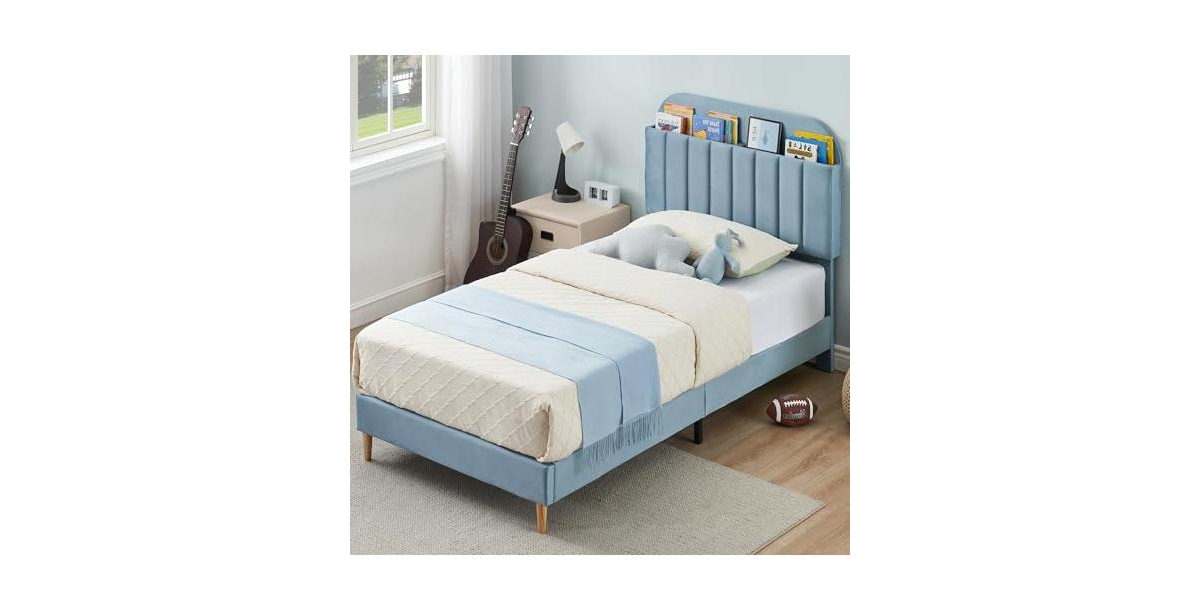 Click here for gaomon Twin Bed Frames  Upholstered Platform Bed F... prices