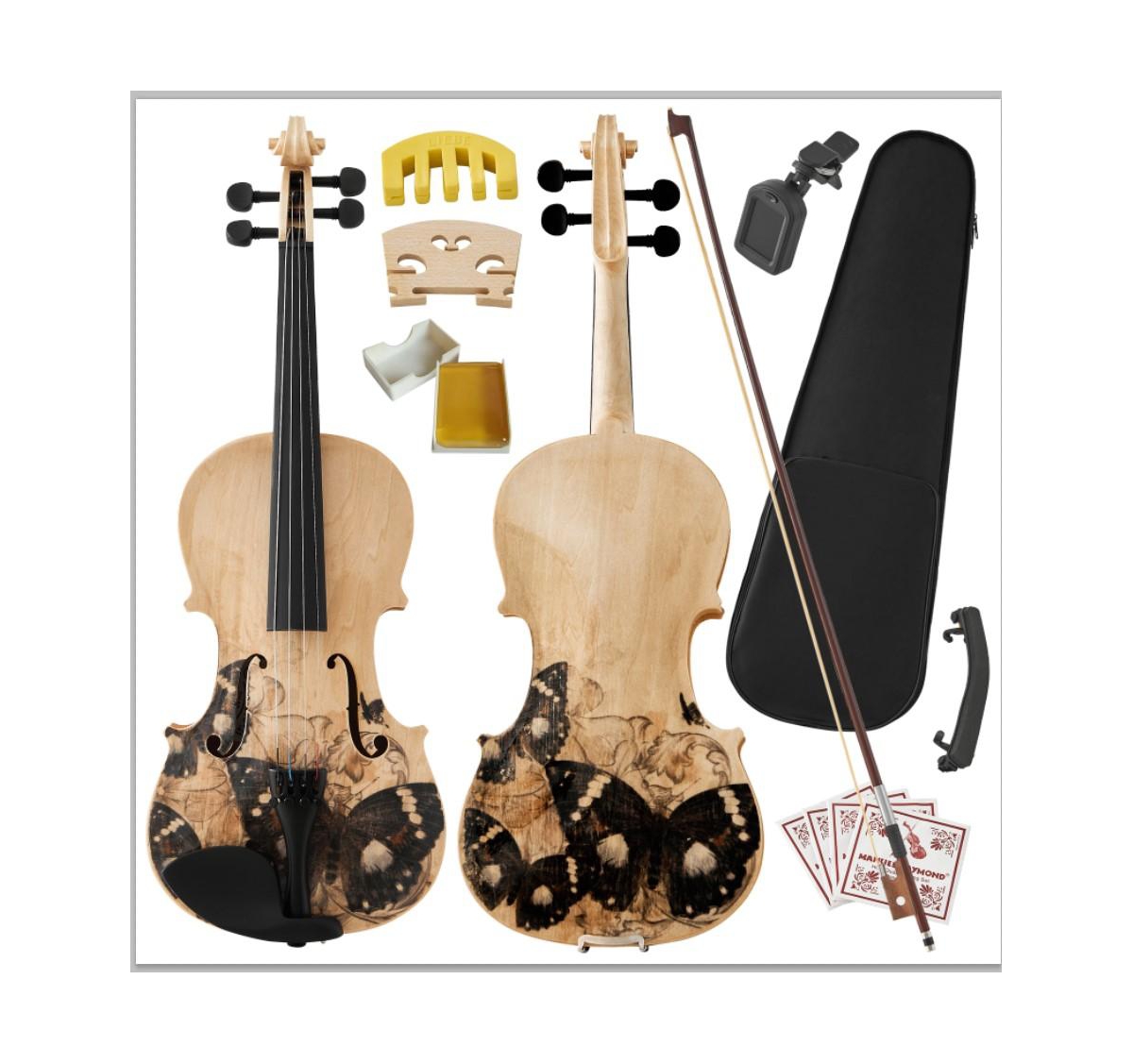 Click here for Yescom Beginner Violin Full Size 4/4 Solid Wood Fu... prices