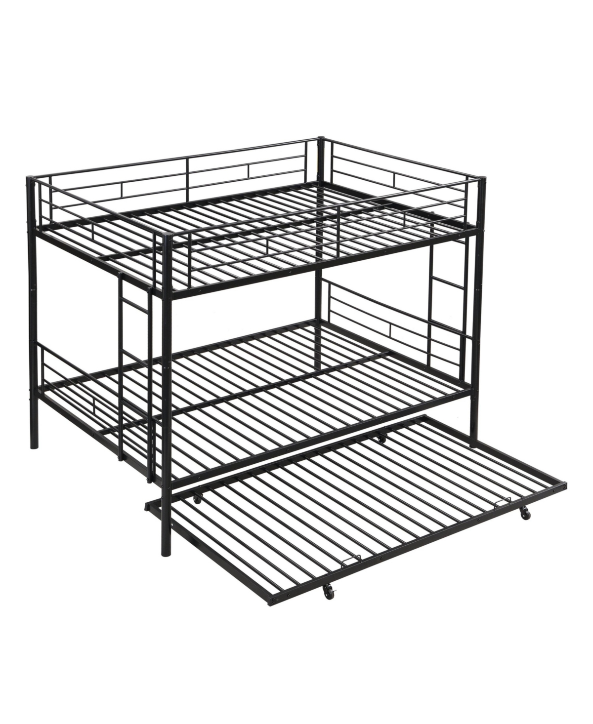 Click here for Boyel Living Full Over Full Metal Bunk Bed with Tr... prices