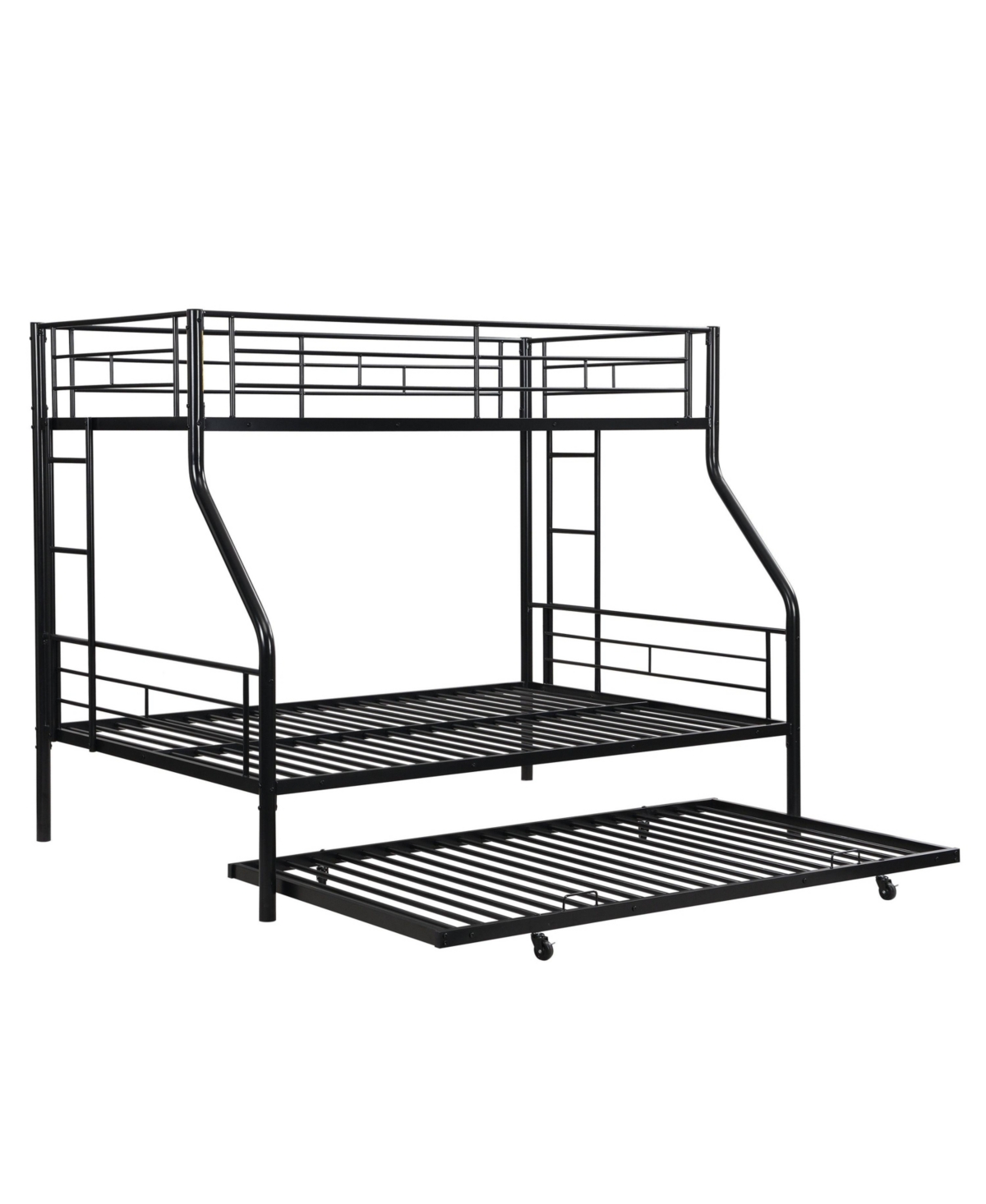 Click here for Boyel Living Twin Over Full Metal Bunk Bed with Tr... prices