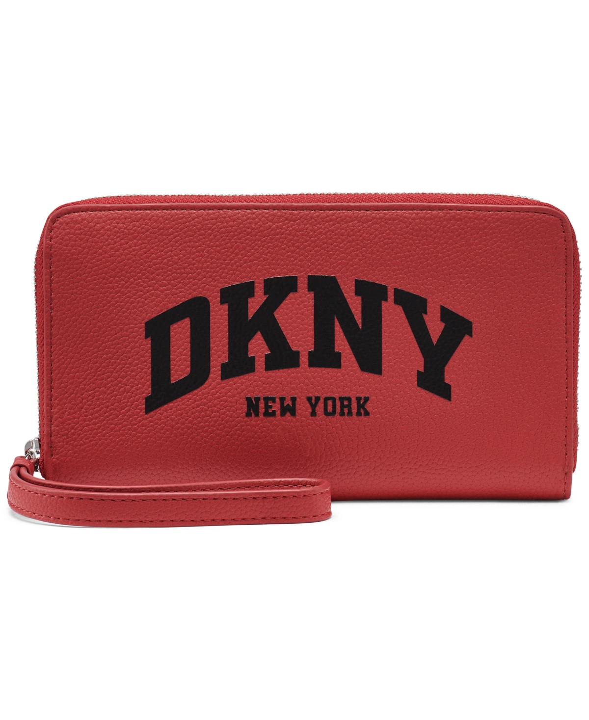 Click here for Dkny Womens Hadlee Zipper Around Wallet - Bright R... prices