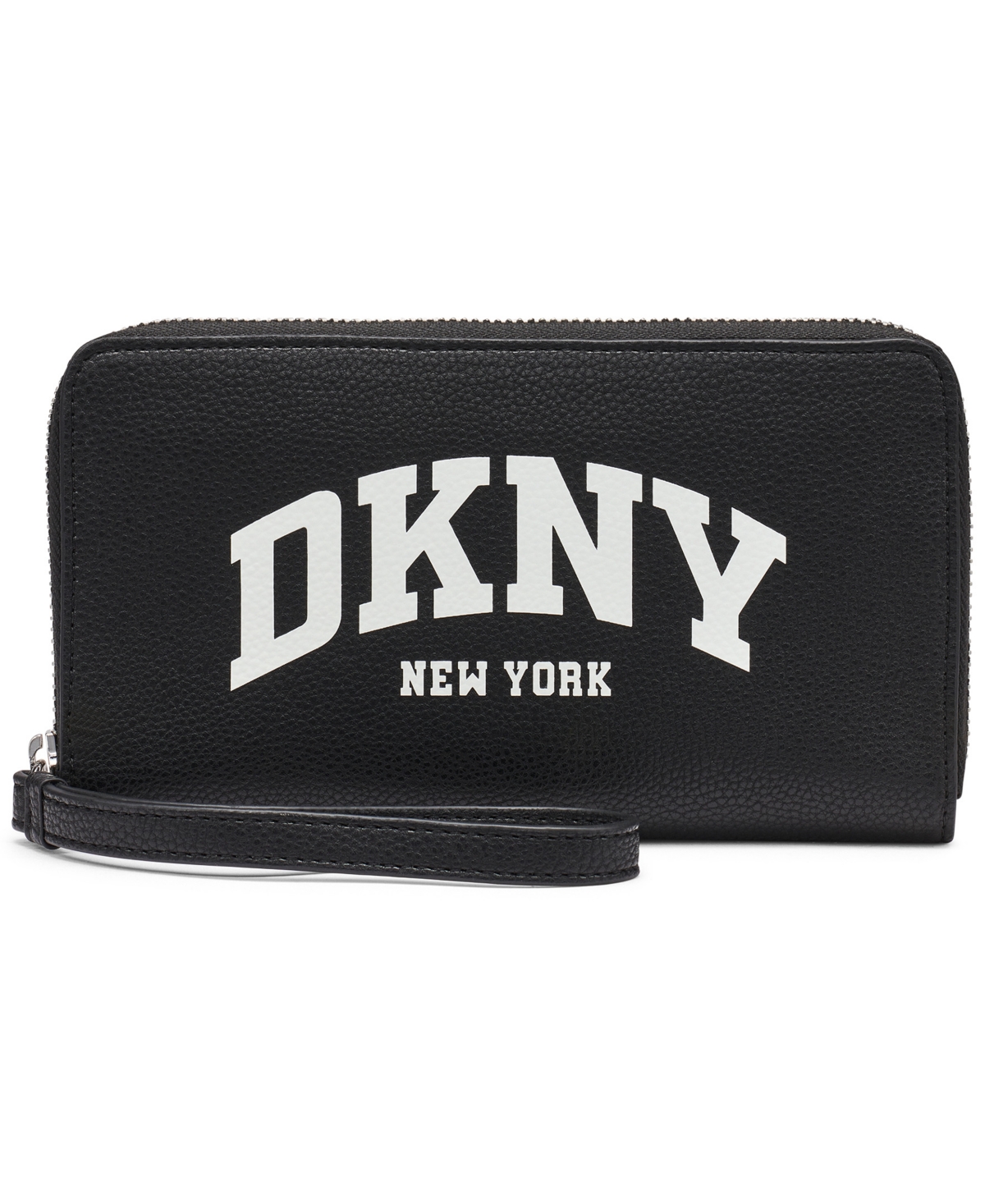 Click here for Dkny Womens Hadlee Zipper Around Wallet - Black prices