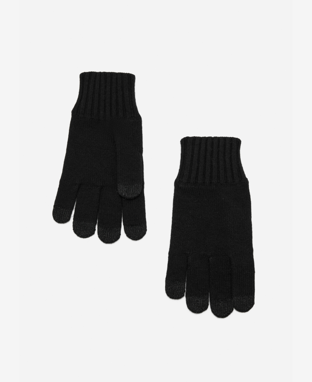 Click here for Mango Mens Knitted Gloves - Black prices