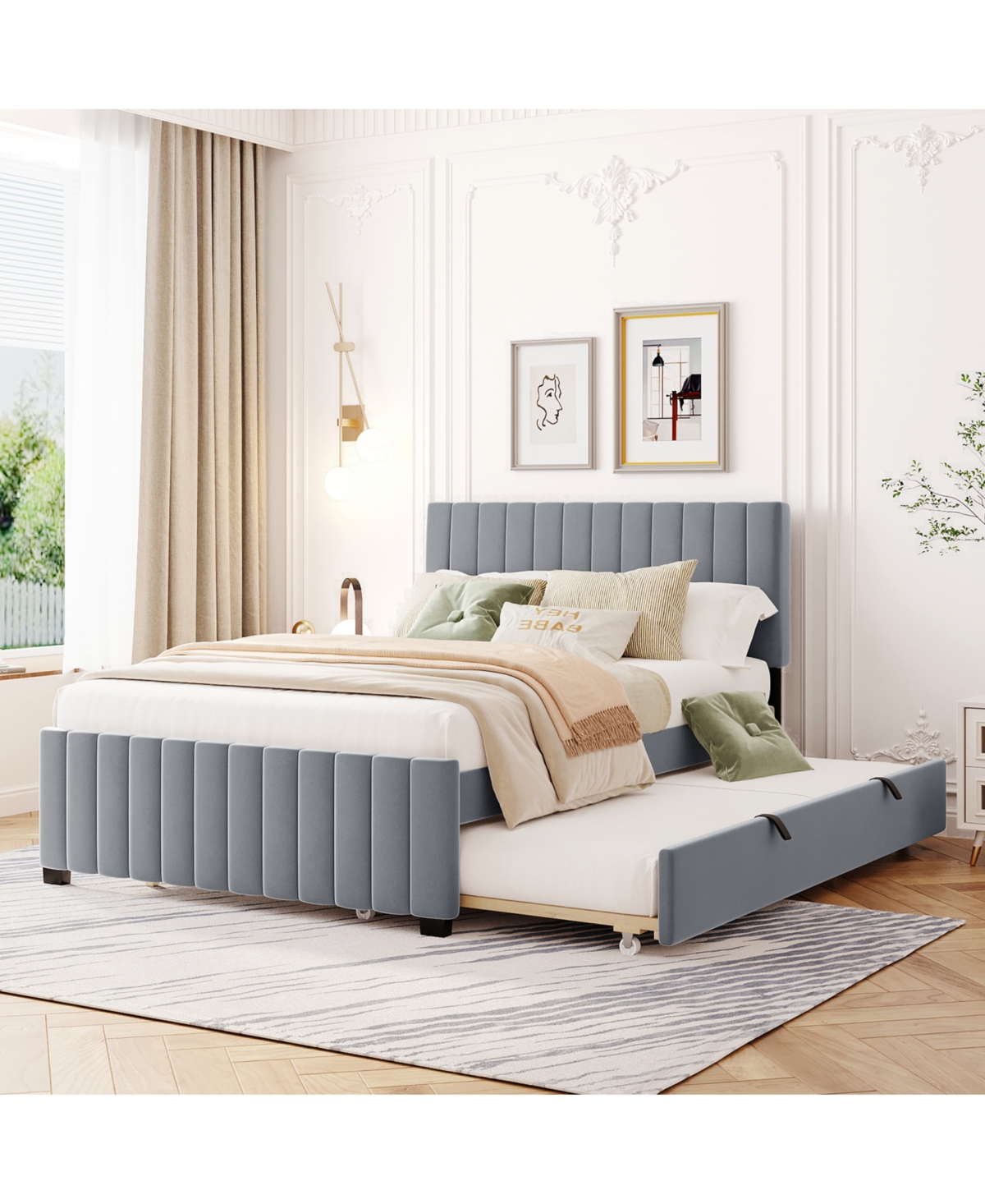 Click here for Streamdale Furniture Full Size Velvet Upholstered... prices