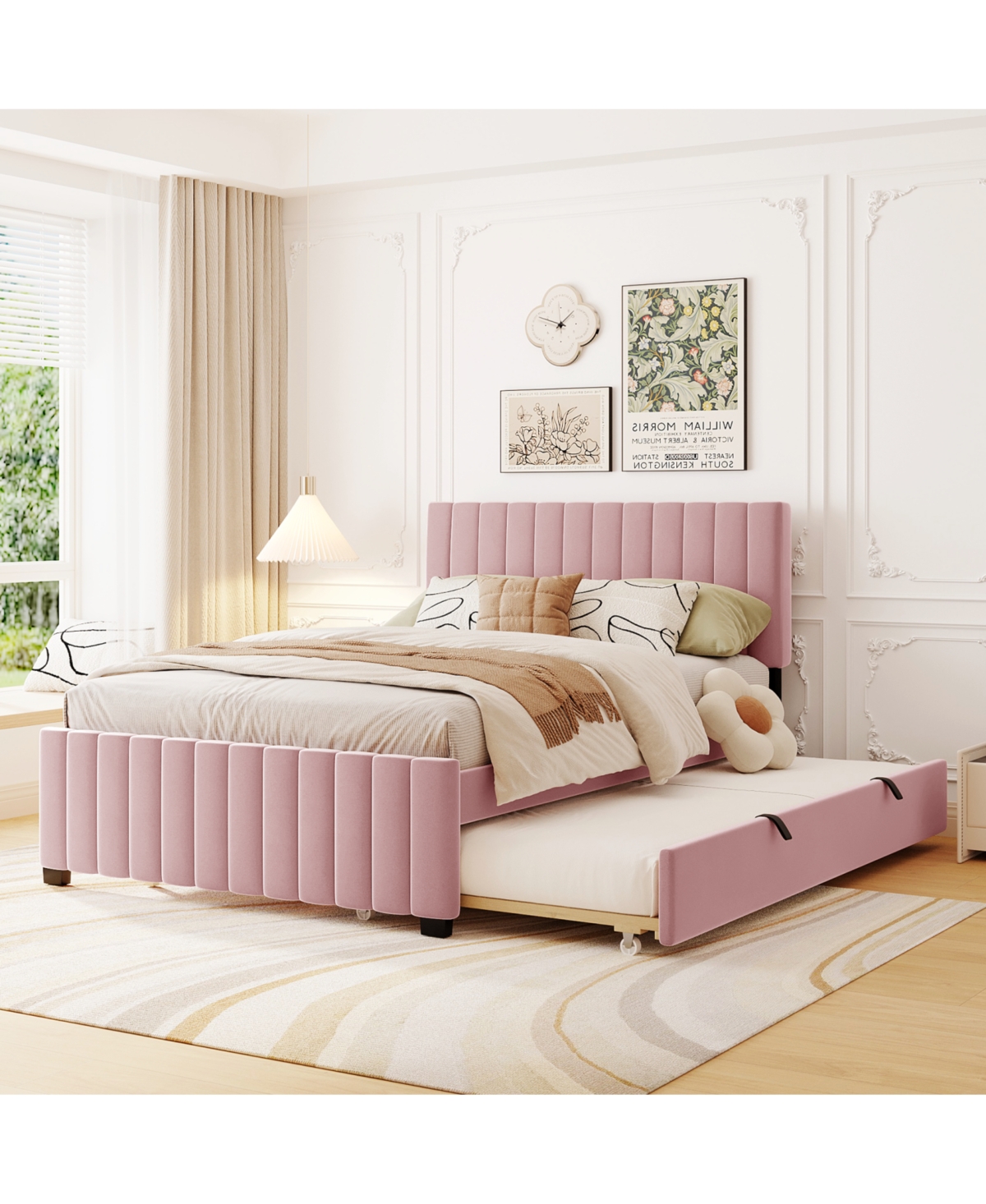 Click here for Streamdale Furniture Full Size Velvet Upholstered... prices