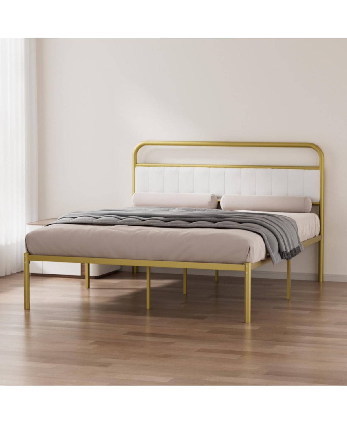 Click here for Streamdale Furniture Metal Steel Platform Bed Fram... prices