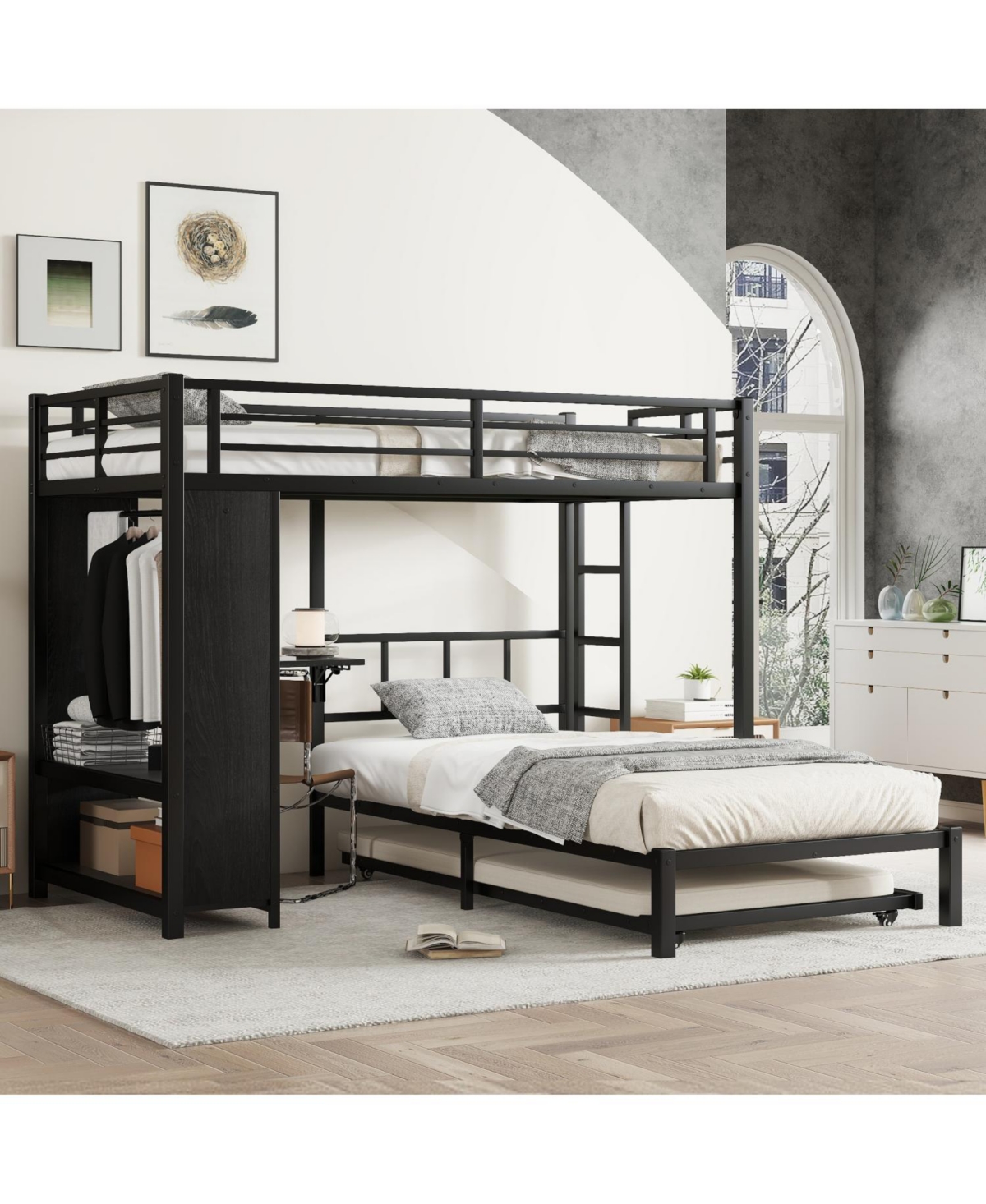 Click here for Streamdale Furniture + Twin over Twin + Wood/Metal... prices