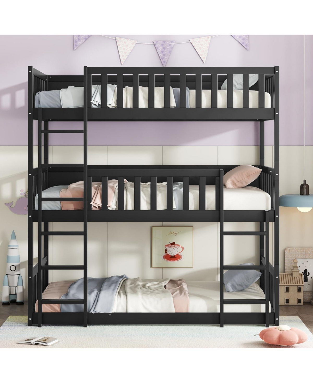 Click here for Streamdale Furniture Triple Bunk Bed  Twin over Tw... prices