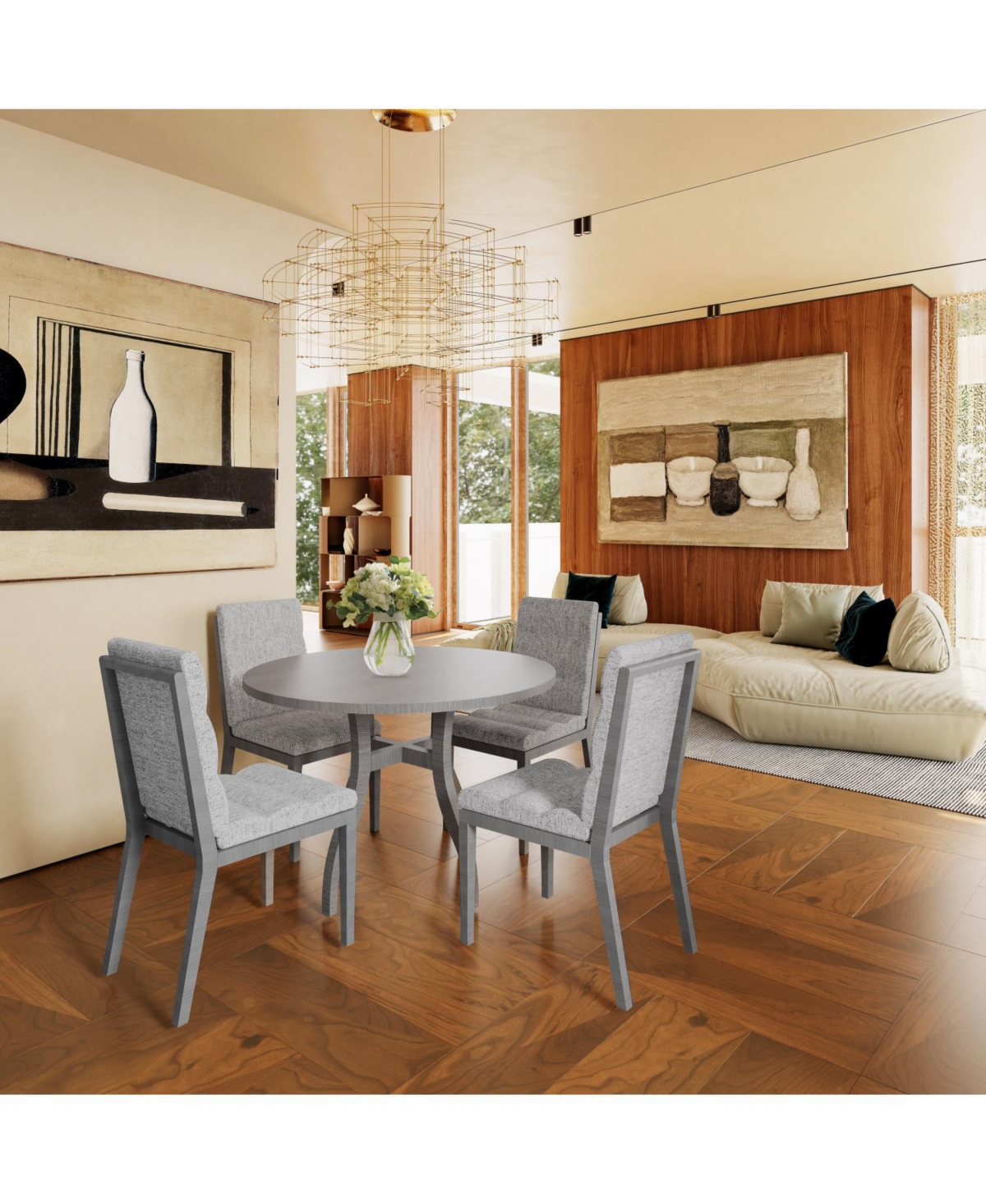 Click here for Streamdale Furniture Tufted Dining Chairs - Set of... prices