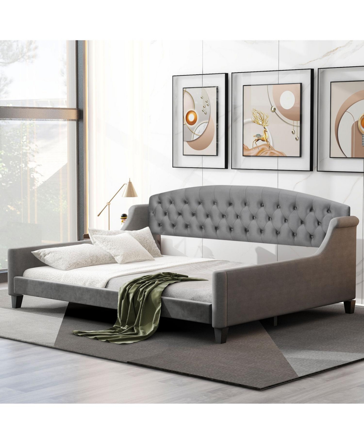 Click here for Streamdale Furniture Modern Gray Tufted Button Day... prices
