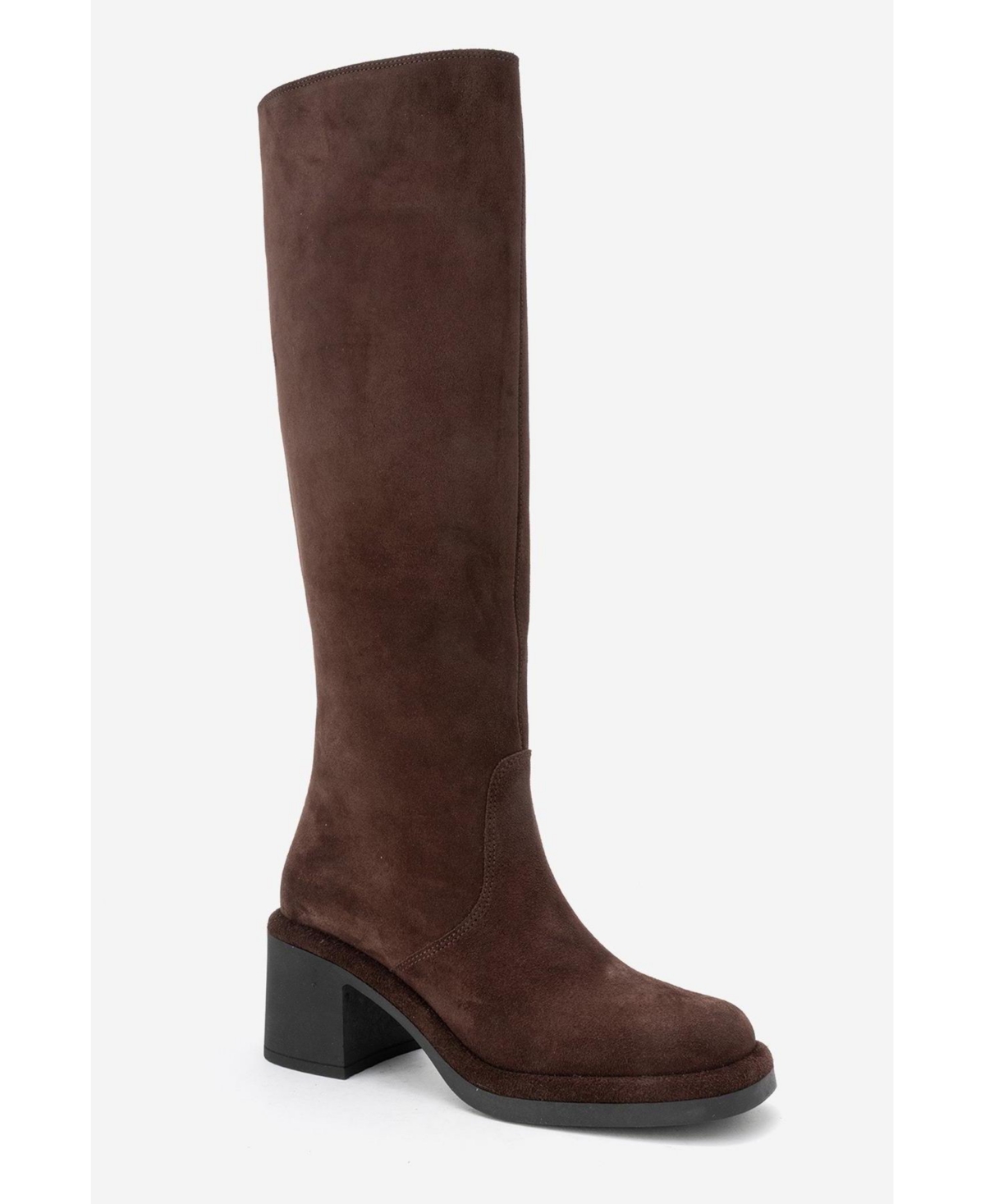 Click here for Forever & Always Shoes Women Fros Leather Knee Hig... prices