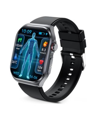 RUXING Smart Next-Gen ET585: ECG, Blood Monitoring & Bluetooth Calling ...