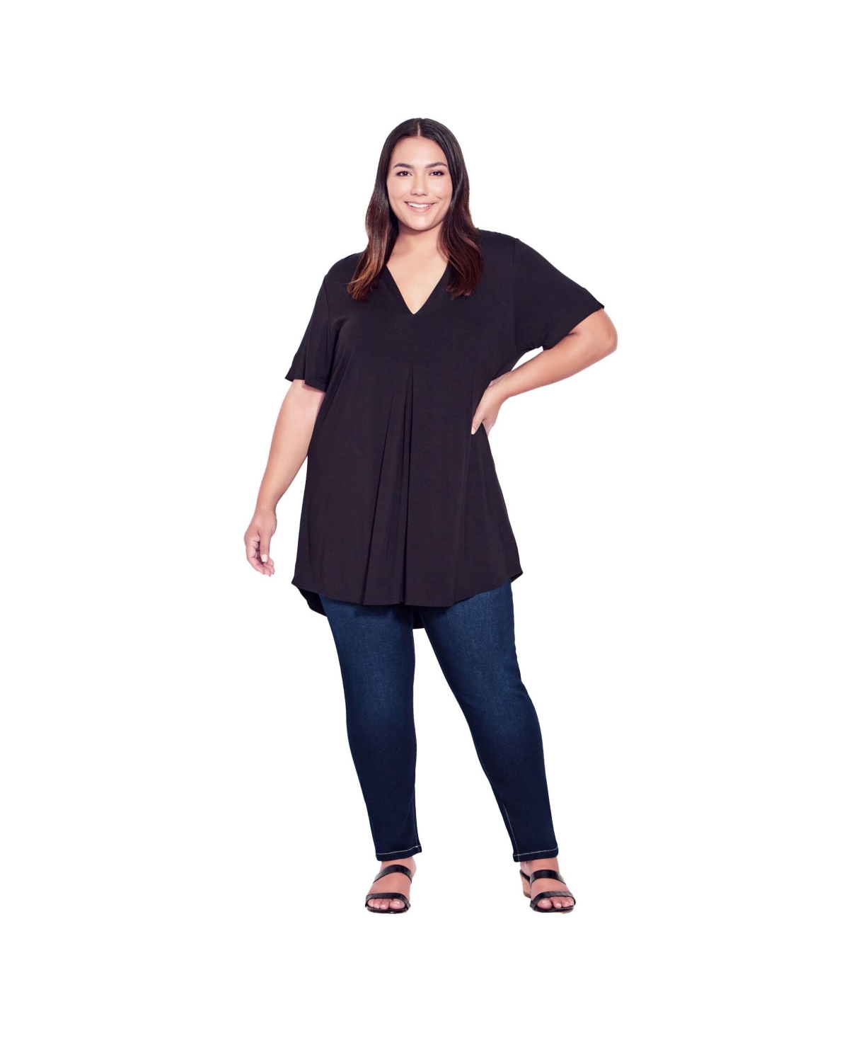 Click here for Avenue Womens Plus Size Tall Hi Rise Jegging - Dar... prices