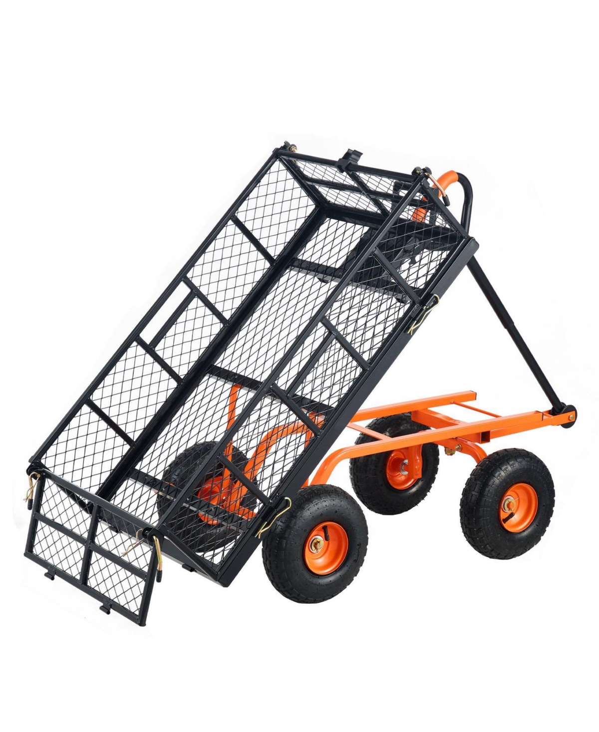 Click here for Sugift Metal Utility Wagon with 400 lbs Capacity &... prices