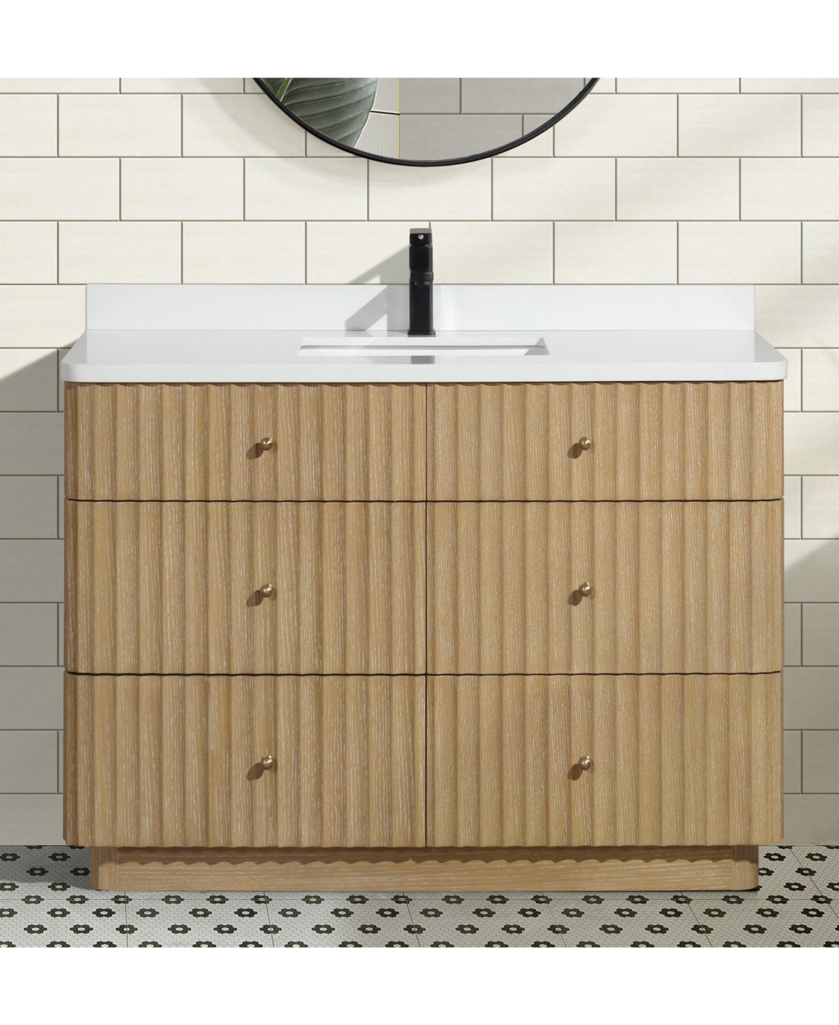 Click here for Ari Bath  La Jolla 48"  Freestanding  Oak Fin... prices