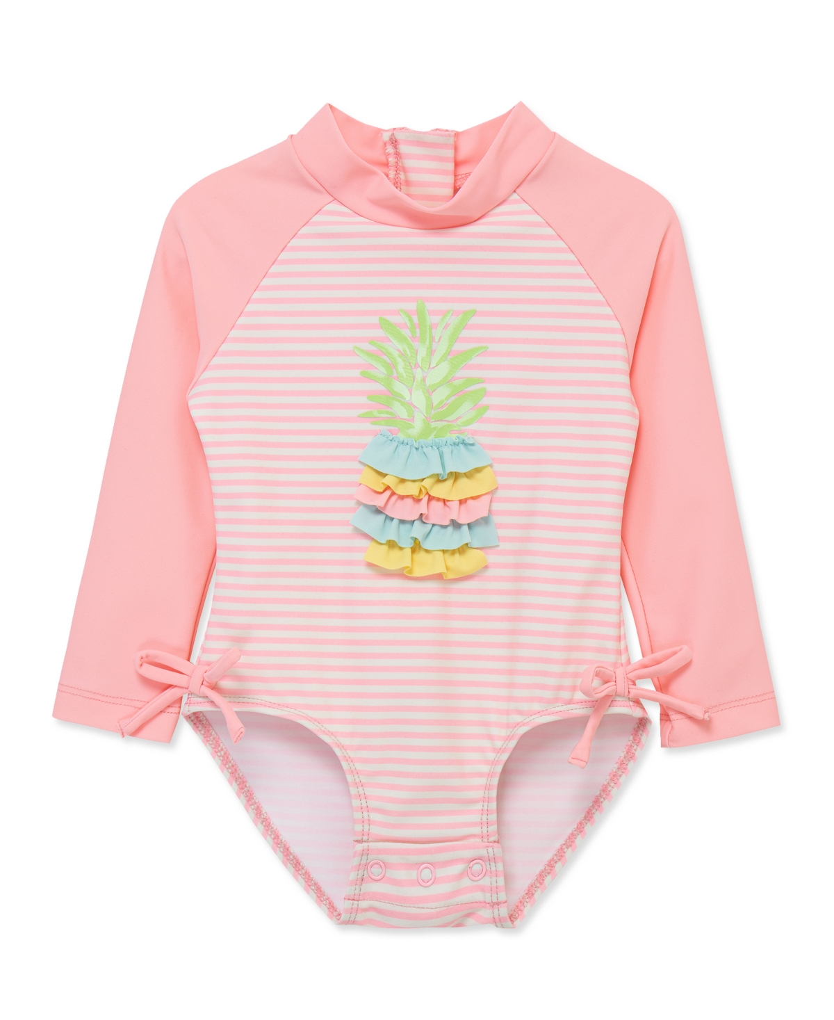 Click here for Little Me Baby Girls Pineapple One-Piece Long-Slee... prices