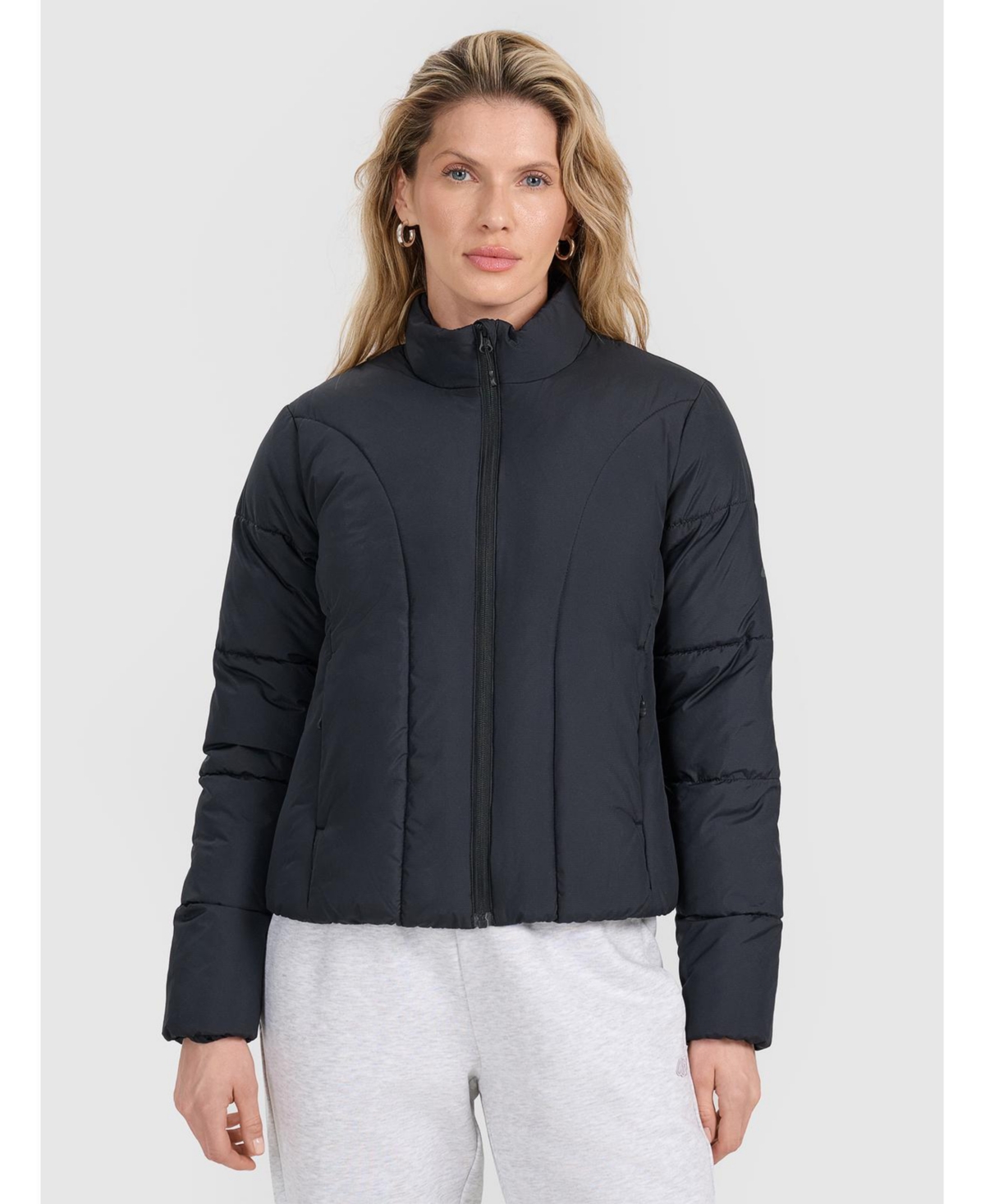 Click here for 4F Womens down jacket with synthetic filling - Bla... prices