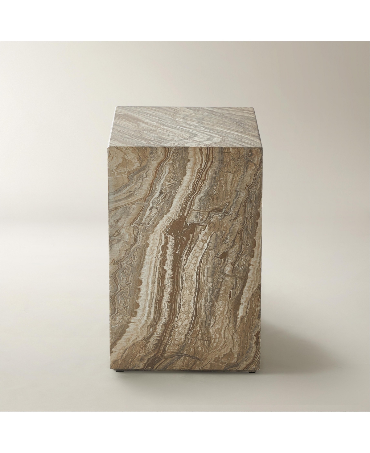 Click here for Z Gallerie Strata Side Table - Brown prices