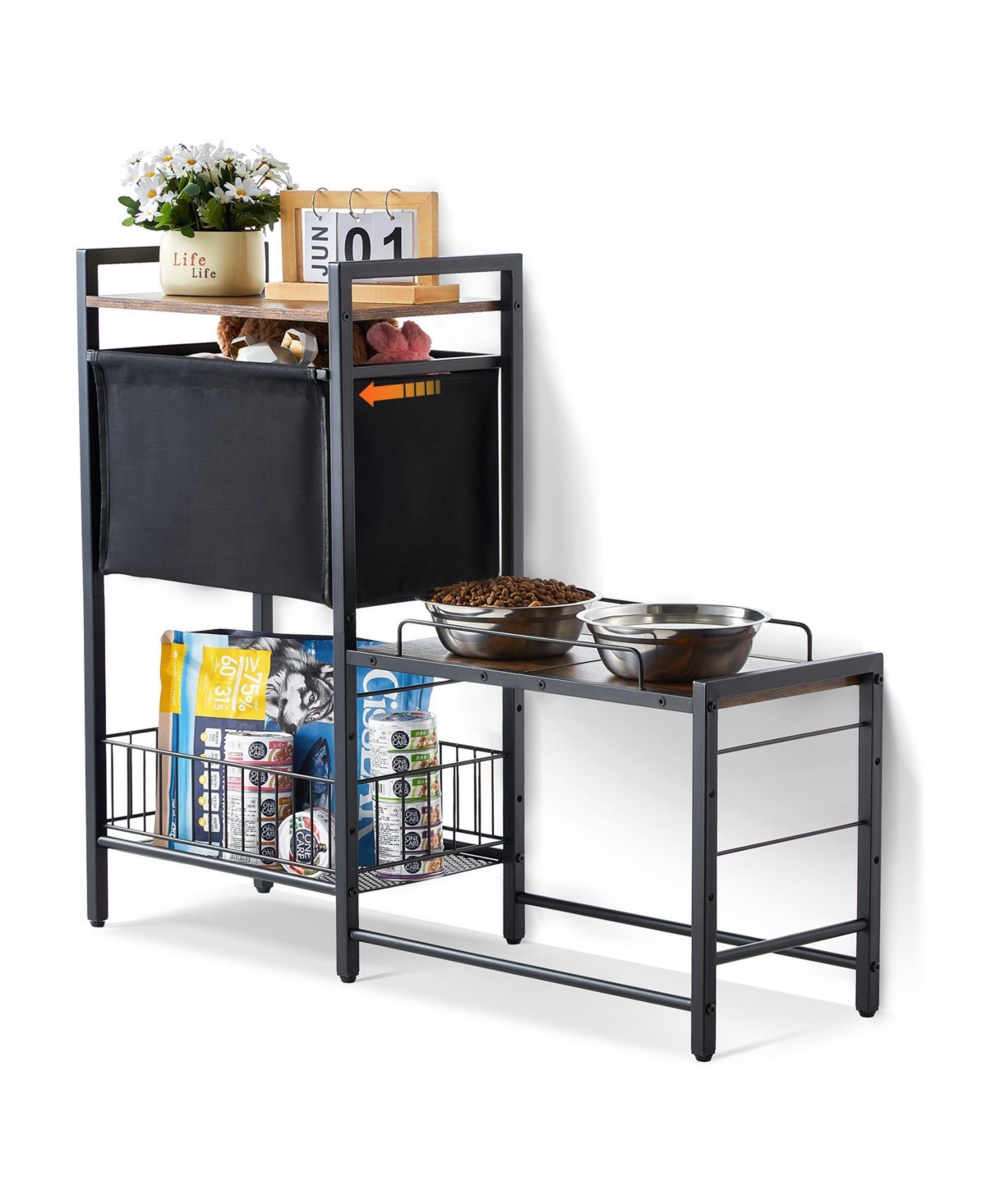 Click here for Cozito Elevated Pet Feeding Station with Storage &... prices