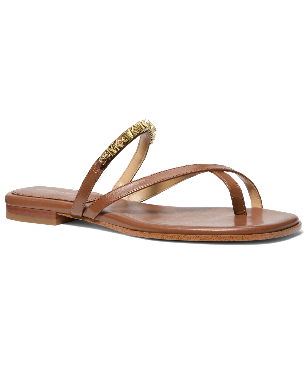 Click here for Michael Kors Women Dina Slip-On Flat Sandals - Lug... prices