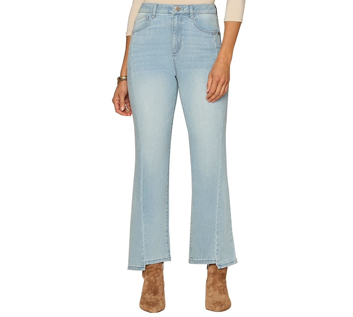 Click here for Democracy Womens Ab Solution Kick Flare Leg Jeans... prices