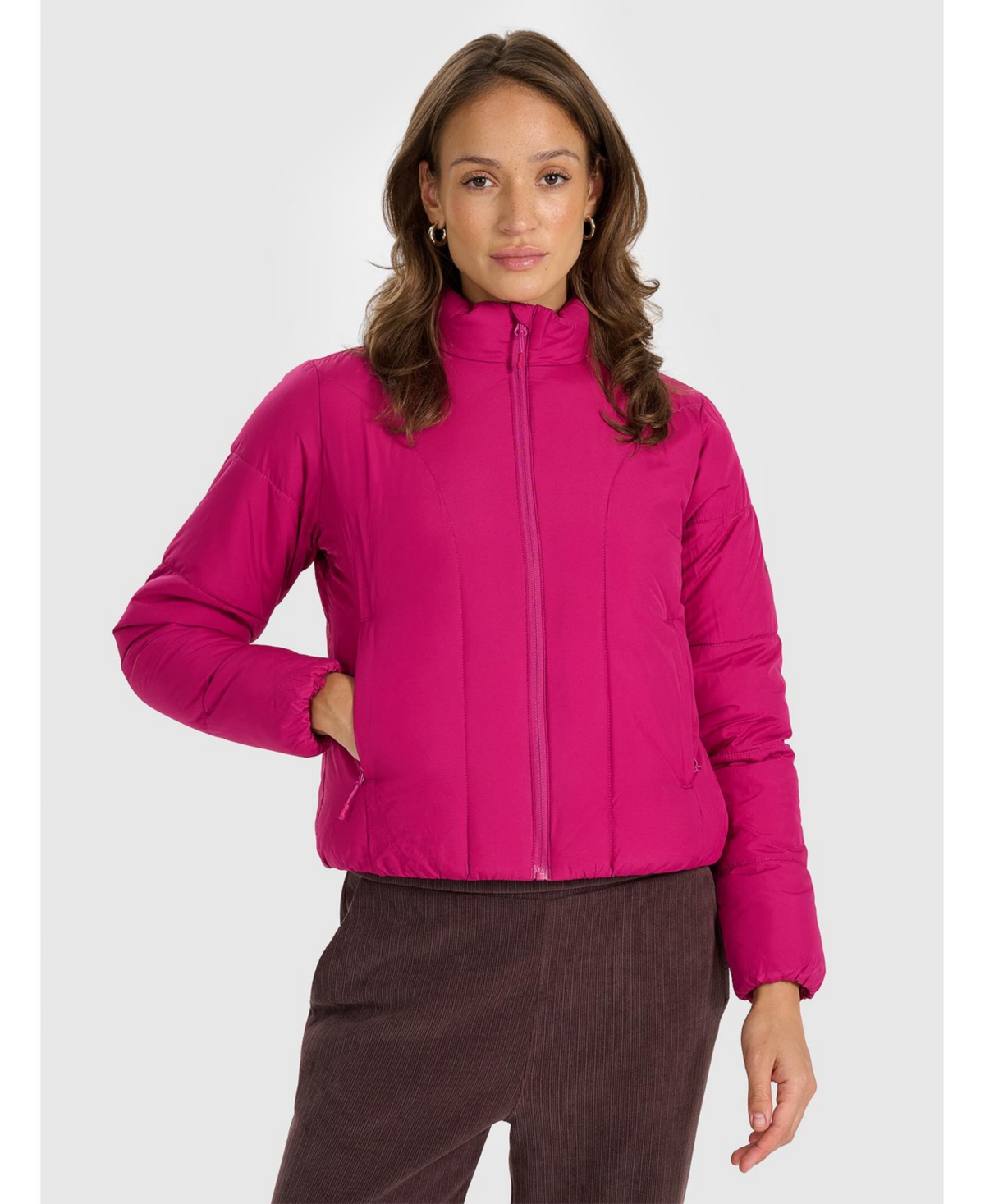 Click here for 4F Womens down jacket with synthetic filling - Pin... prices
