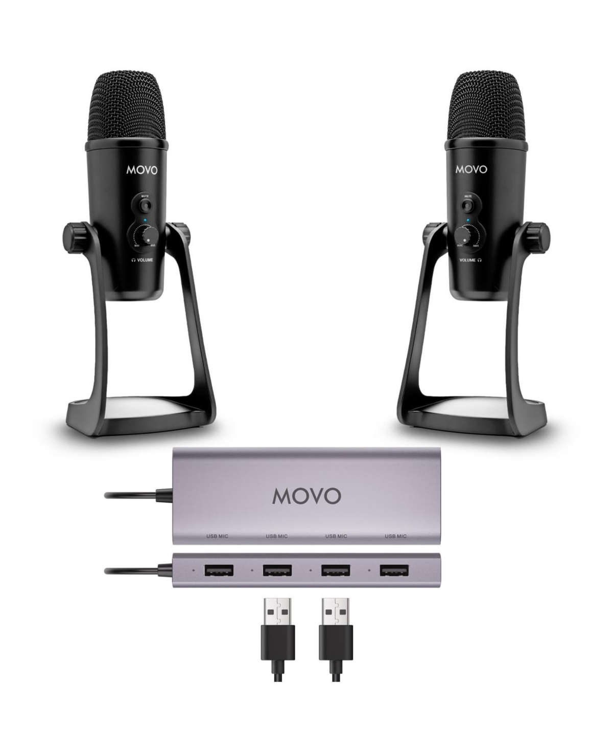 Click here for Movo Usb Podcast Equipment Bundle for 2 with Usb I... prices