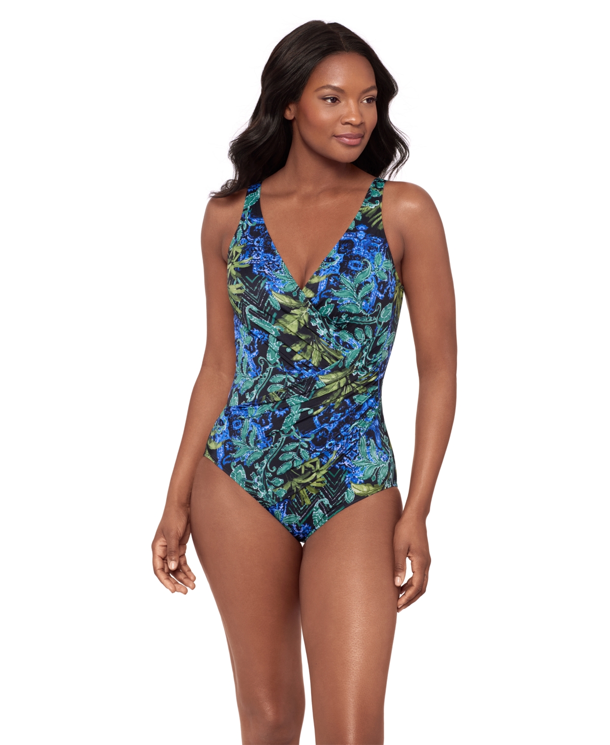 Click here for Miraclesuit Womens Oceanus Tummy Control One-Piece... prices