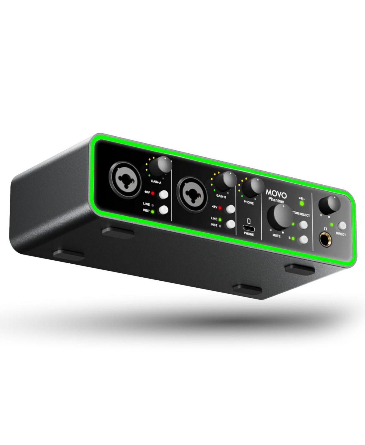 Click here for Movo Phantom Dual Channel Usb/Usb-c Audio Interfac... prices