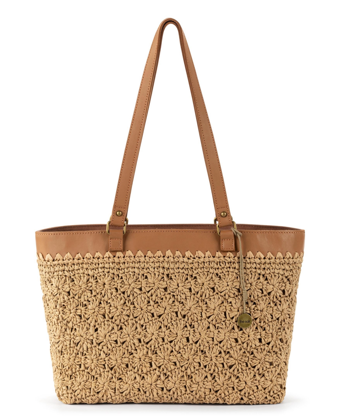Click here for The Sak Metro Straw Large Tote Bag - Natural Primr... prices