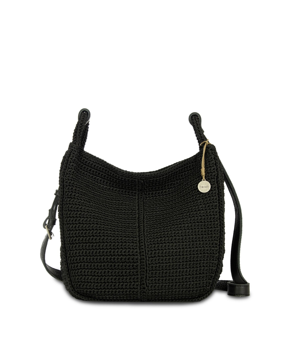 Click here for The Sak Los Feliz Crochet Small Crossbody Bag - Bl... prices