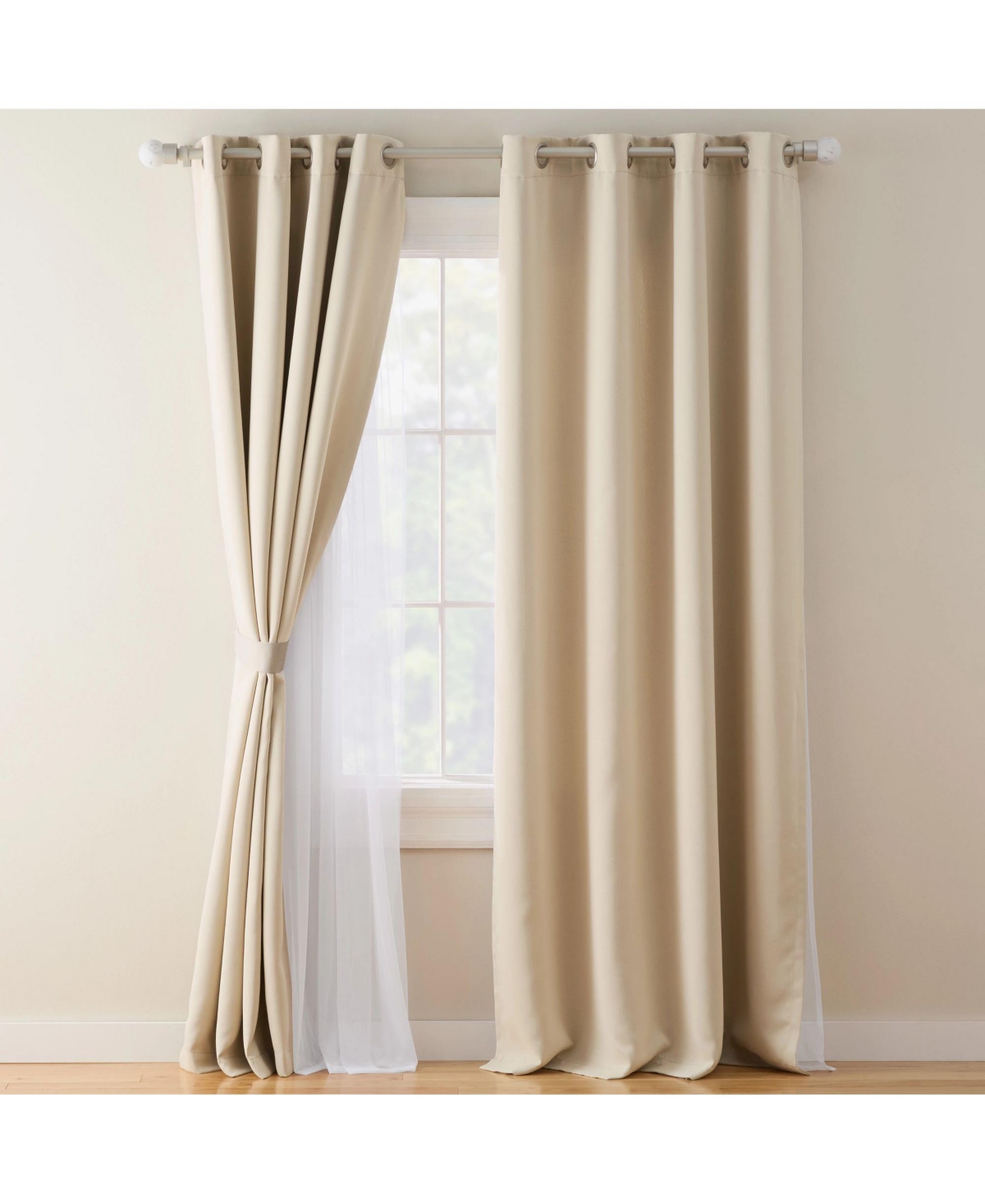Click here for Town & Country Luxe Oslo Double Layer Indoor Curta... prices