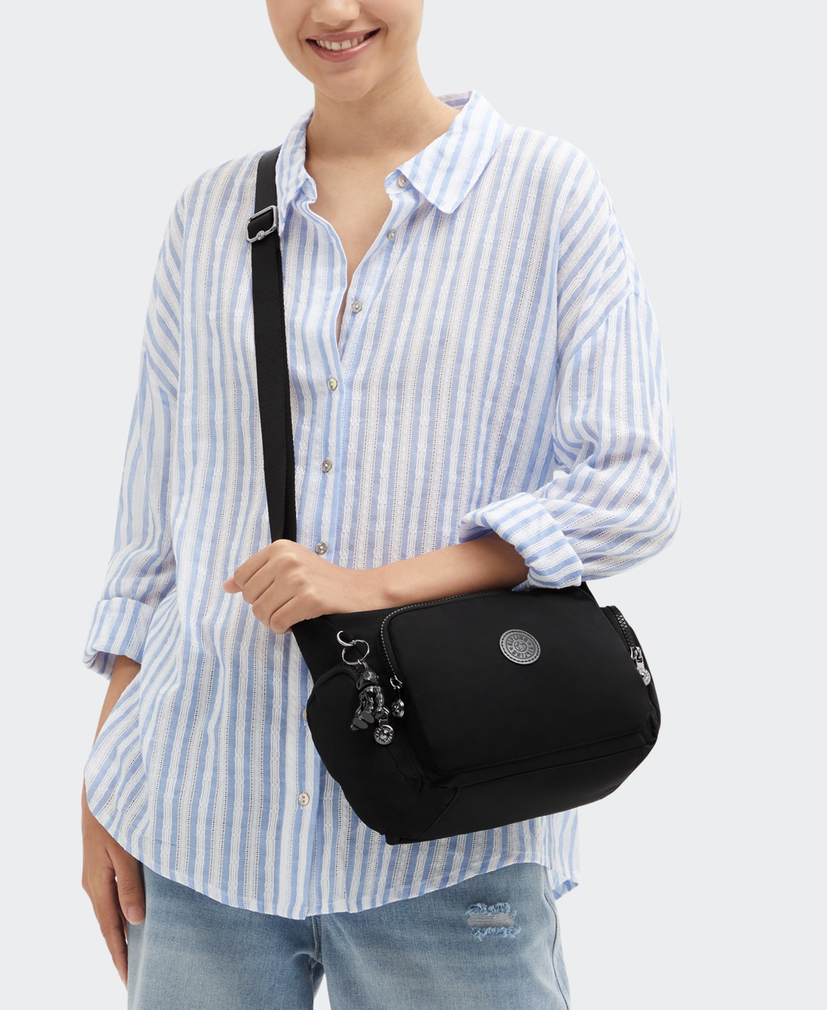 Click here for Kipling Gabbie Small Crossbody Bag - Infinite Blac... prices