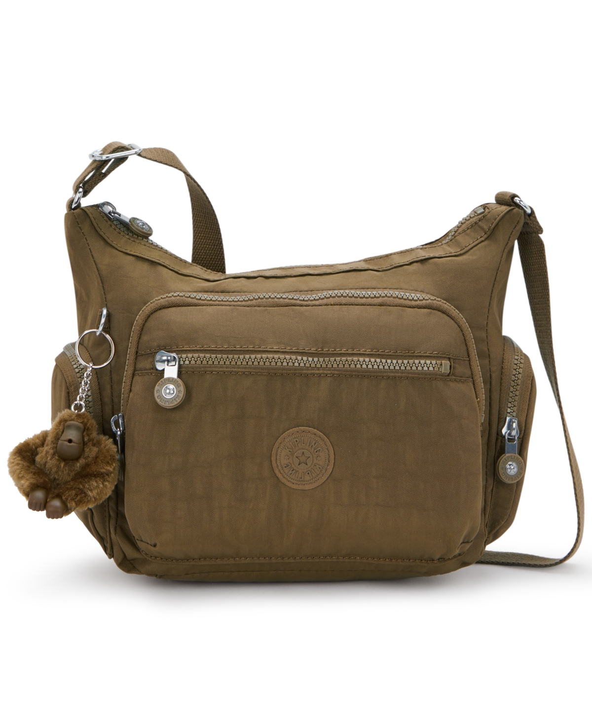 Click here for Kipling Gabbie Small Crossbody Bag - Smooth Khaki prices