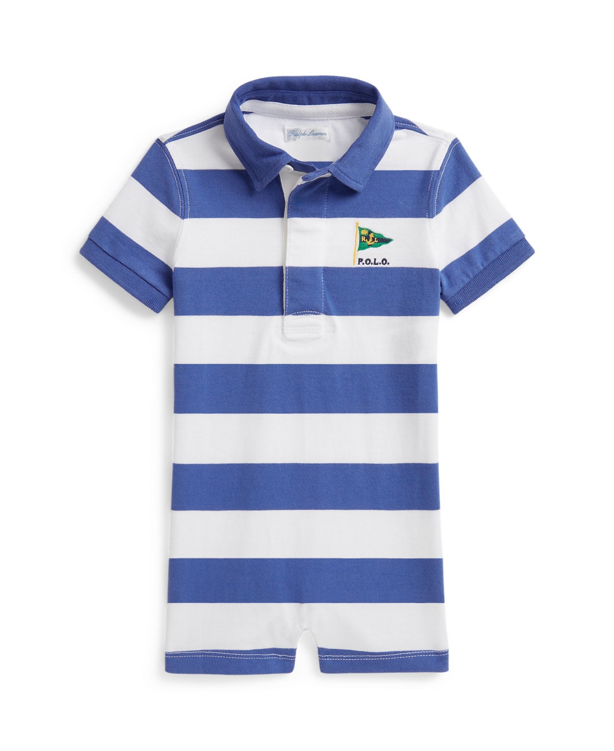 Click here for Polo Ralph Lauren Baby Boys Striped Sailboat Embro... prices