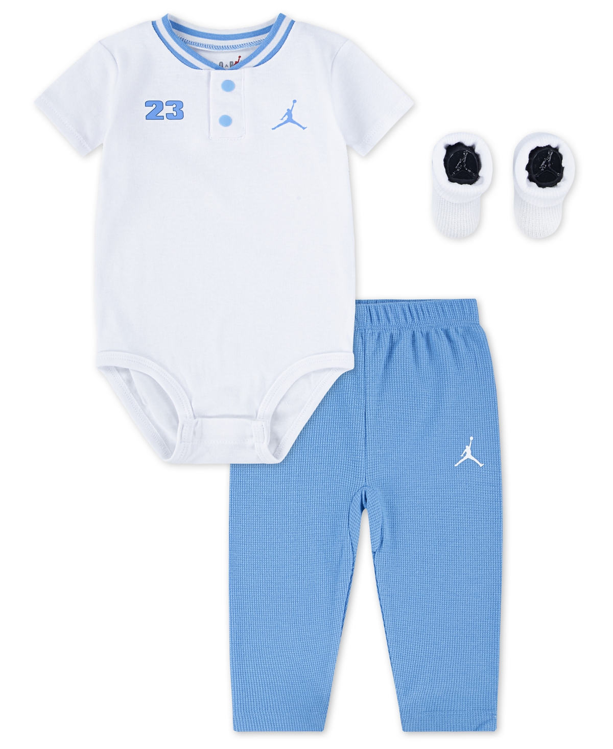 Click here for Jordan Baby Boys Jumpman Bodysuit  Pants and Socks... prices